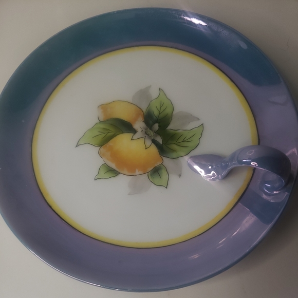 Noritake | Dining | Vintage Noritake Lusterware Lemon Dish Nappy Plate ...